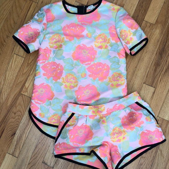 Wilfred | Tops | Wilfred Neon Brocade Tshirt | Poshmark